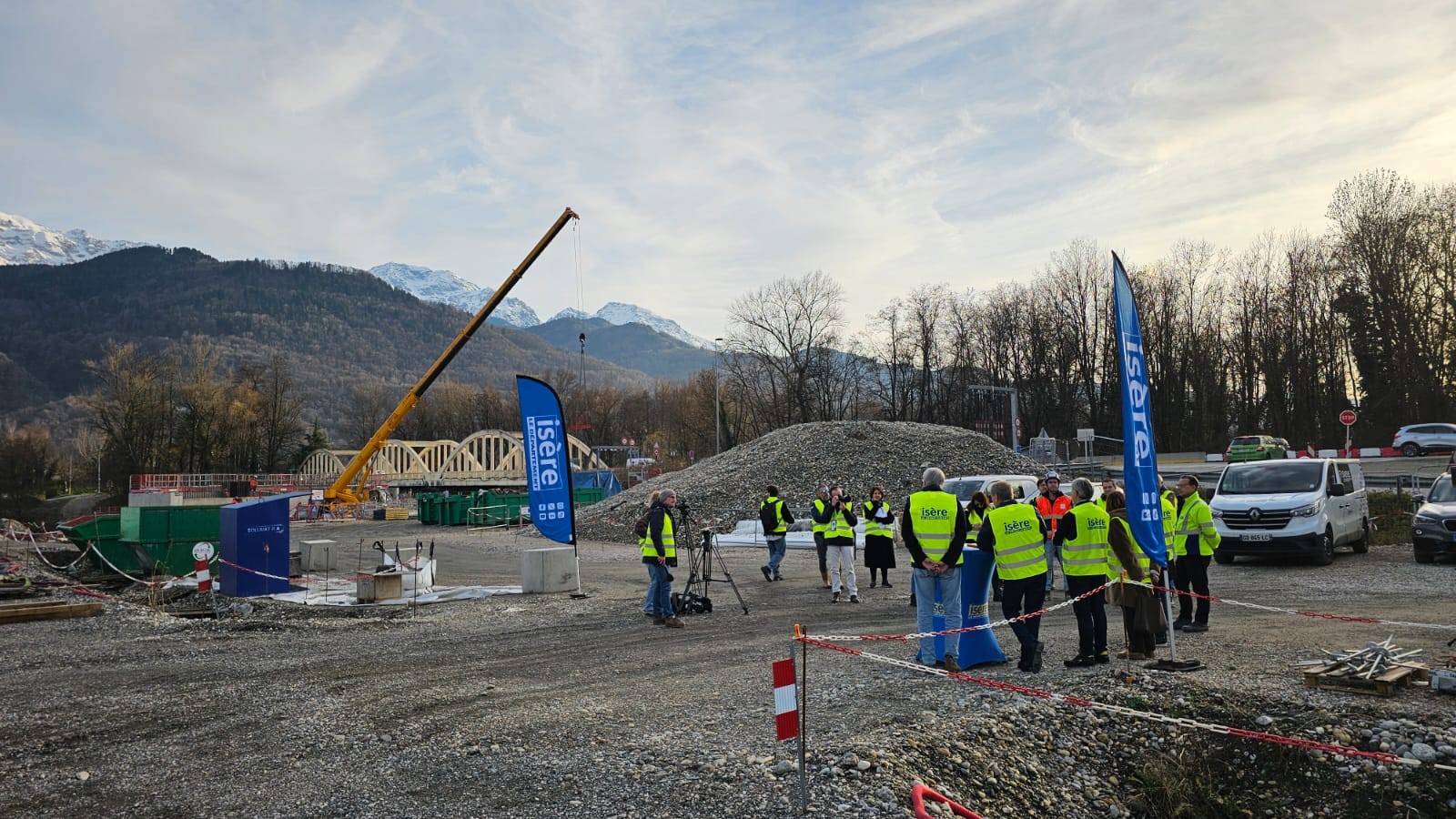 Nouveau pont de Brignoud : le calendrier respecté | Département de l'Isère
